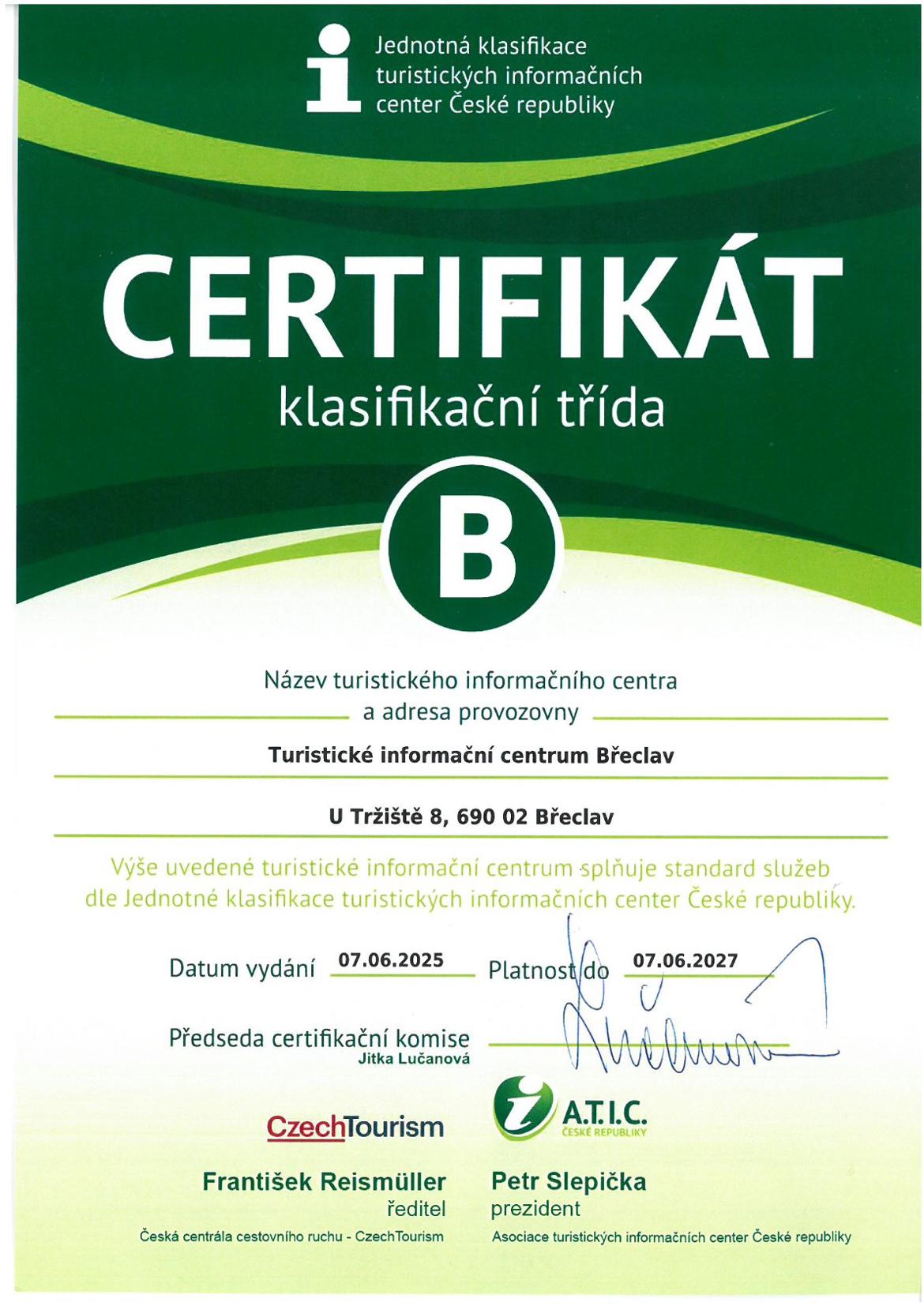 Turistické informační centrum | Město Břeclav